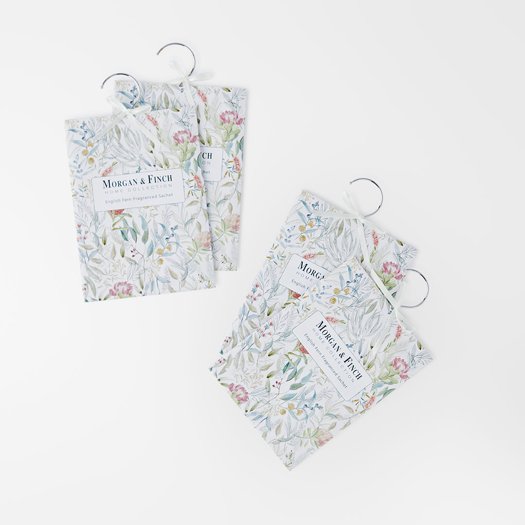 Buy Mossvale Boxed Sachets Set of 4 - English Fern Online | Bed Bath N ...