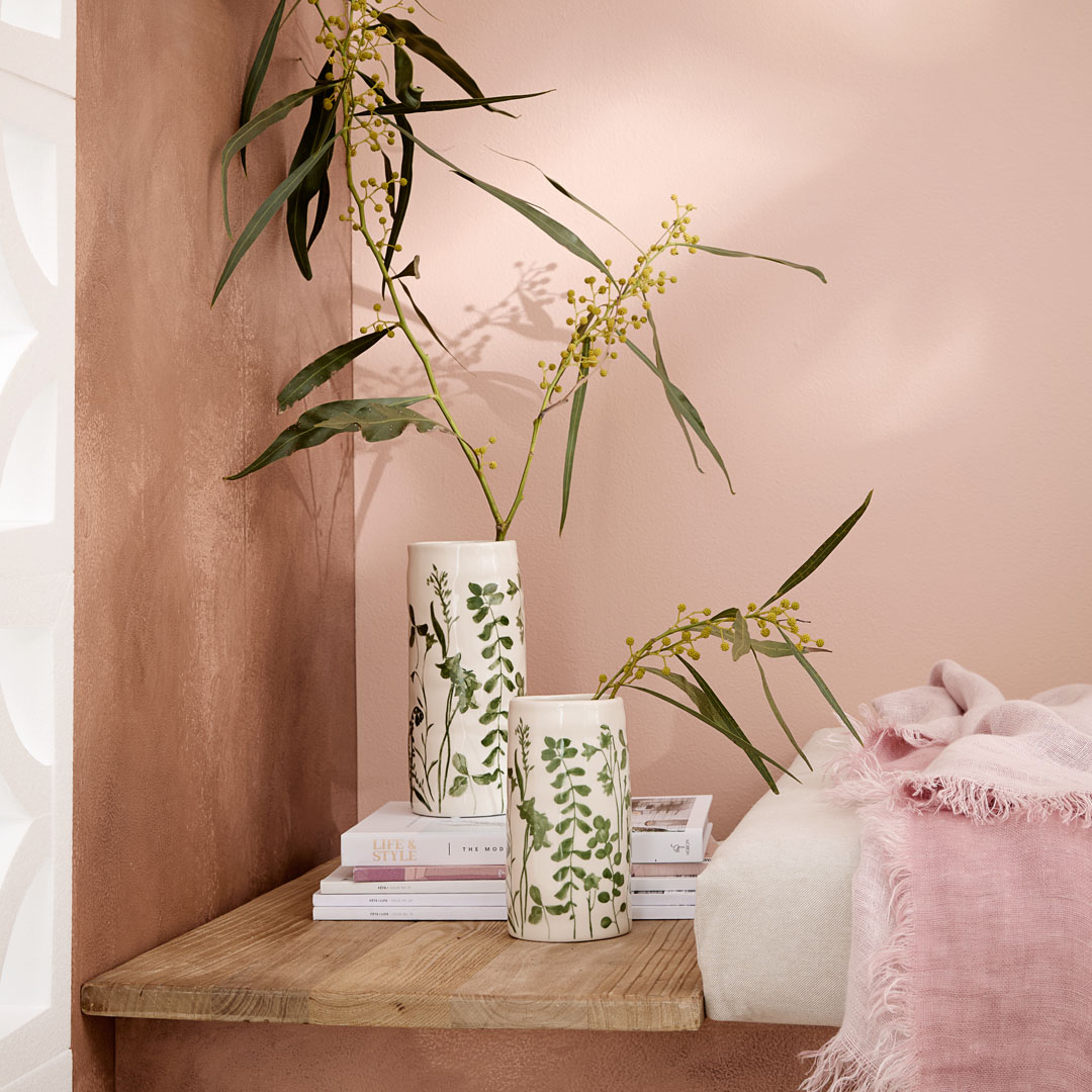 Shop Esta Vase Large - Green Online | Bed Bath N Table