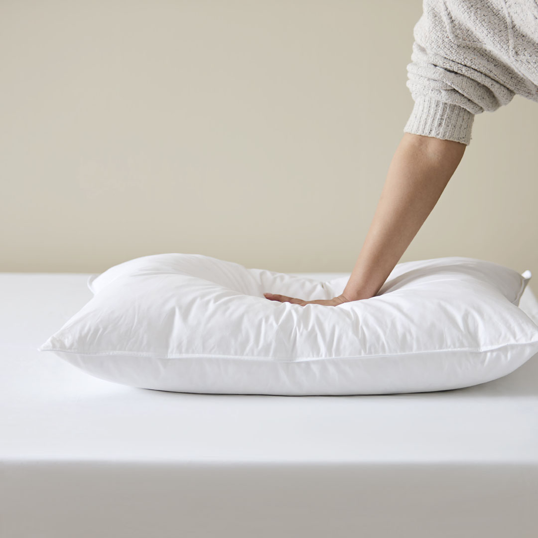 Shop Classic Goose Feather Pillow Online | Bed Bath N' Table