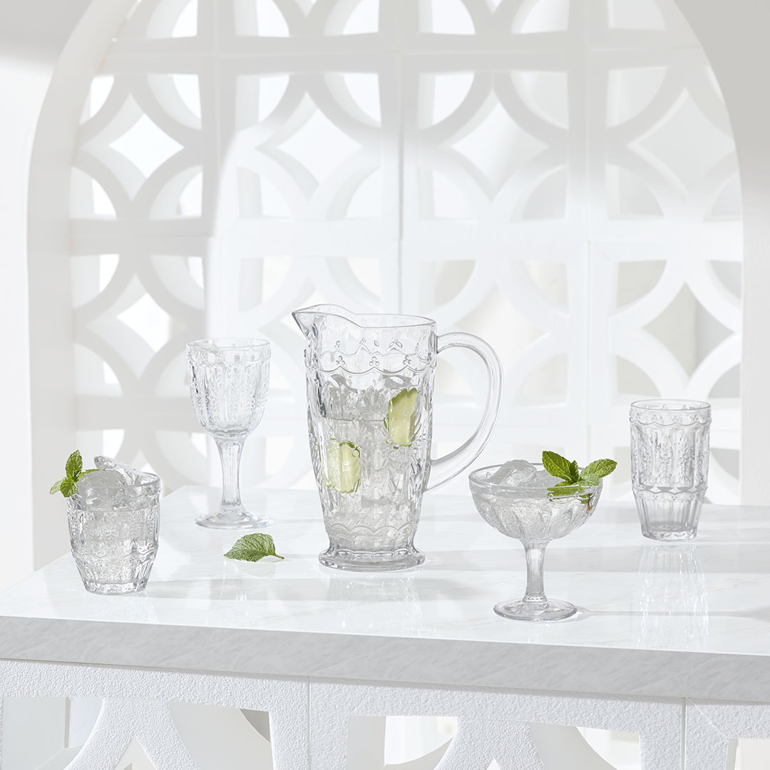 Shop Cosette Drinkware - Clear Online | Bed Bath N' Table