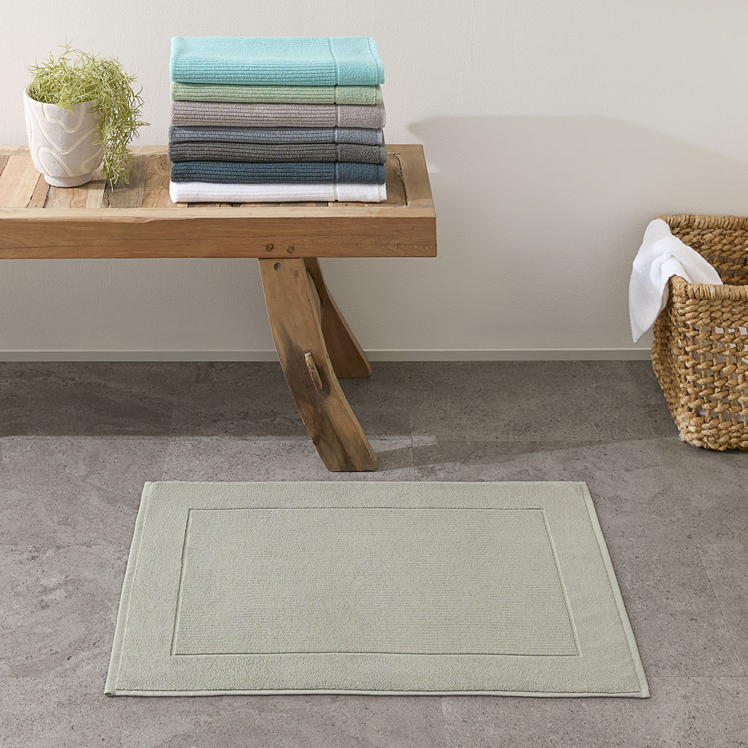 Shop Boston Bath Mat - Eucalyptus Online | Bed Bath N' Table