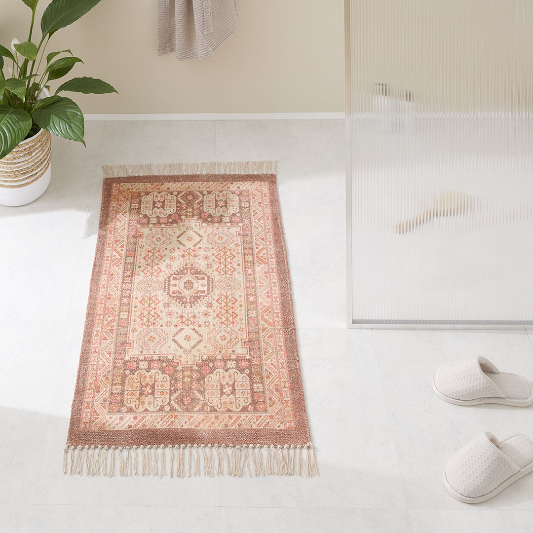 Shop Andes Bath Mat - Rust Online | Bed Bath N' Table