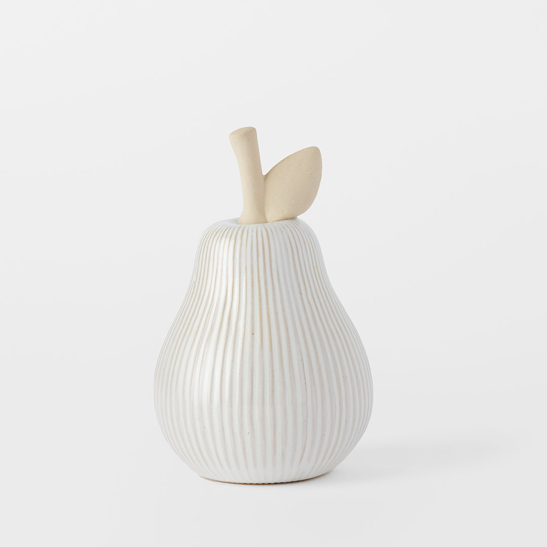 Shop Pear Ceramic Sculpture Small Online |Bed Bath N' Table