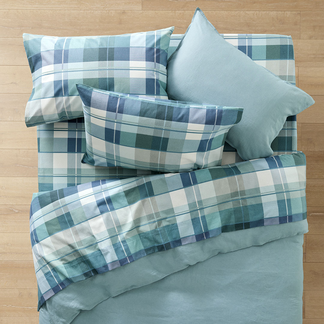 Shop Madison Sheet Set - Blue Online | Bed Bath N' Table