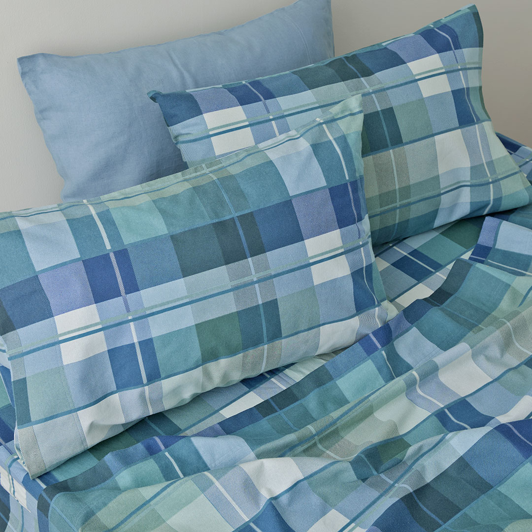 Shop Madison Sheet Set - Blue Online | Bed Bath N' Table