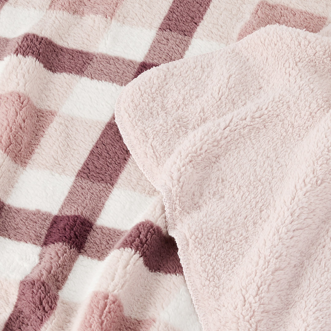 Shop Super Soft Throw - Pink Online | Bed Bath N' Table