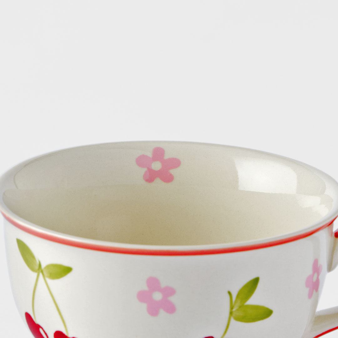 Shop Cherry Pedestal Tea Cup Online | Bed Bath N' Table