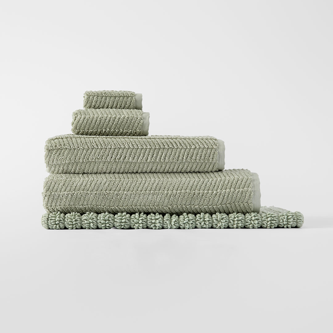 Shop Devon Towel - Mineral Green Online | Bed Bath N' Table