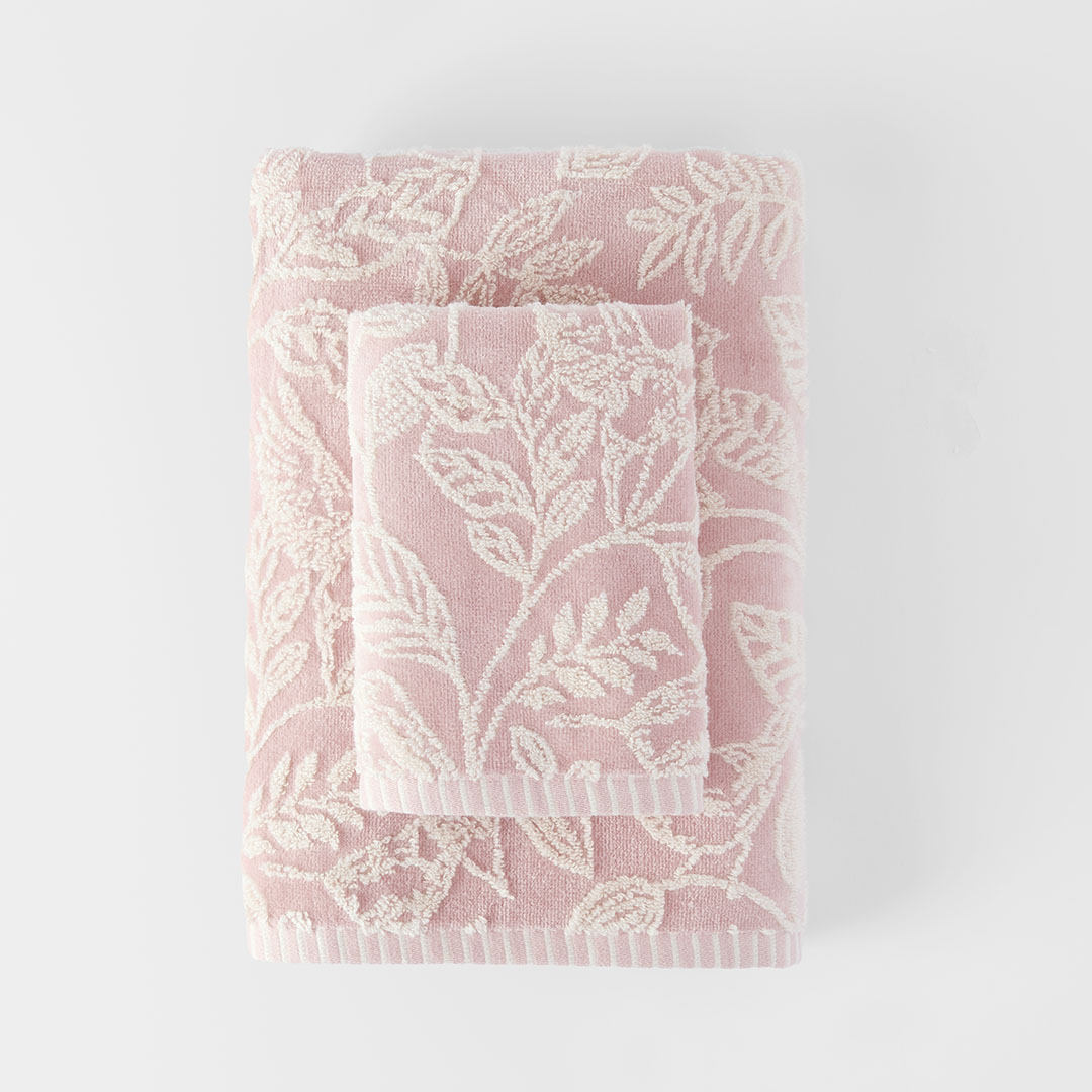Shop Birdsong Towel - Dusty Rose Online | Bed Bath N' Table