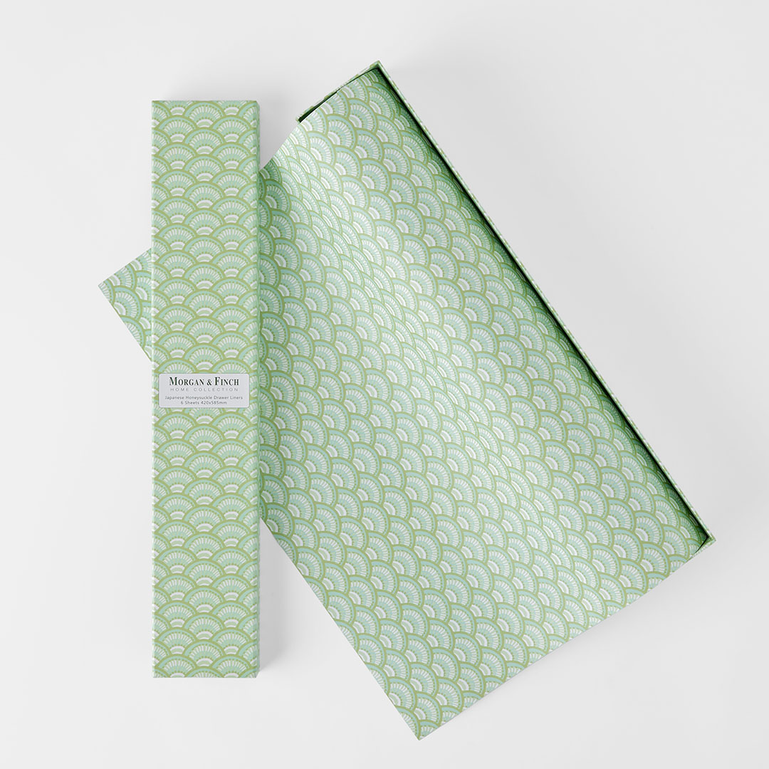 Shop Ocean Waves Drawer Liners Set Of 6 - Japanese Honeysuc Online ...