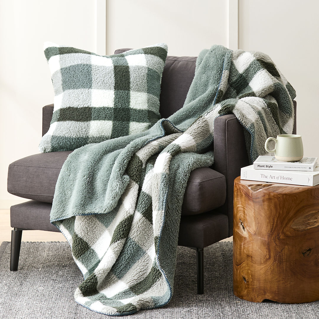 Shop Super Soft Cushion - Green Online | Bed Bath N' Table