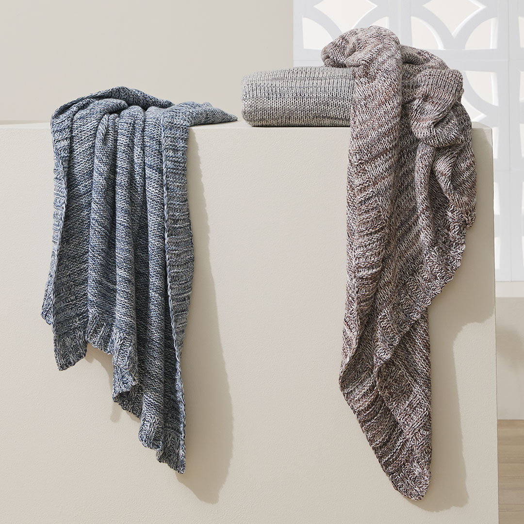 Shop Moss Ombre Throw - Clay Online | Bed Bath N' Table