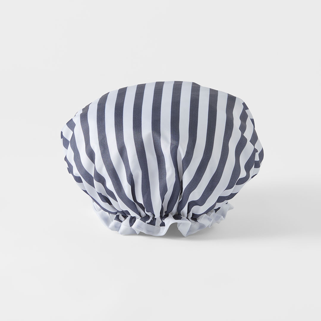 Shop Jett Striped Shower Cap Online | Bed Bath N' Table