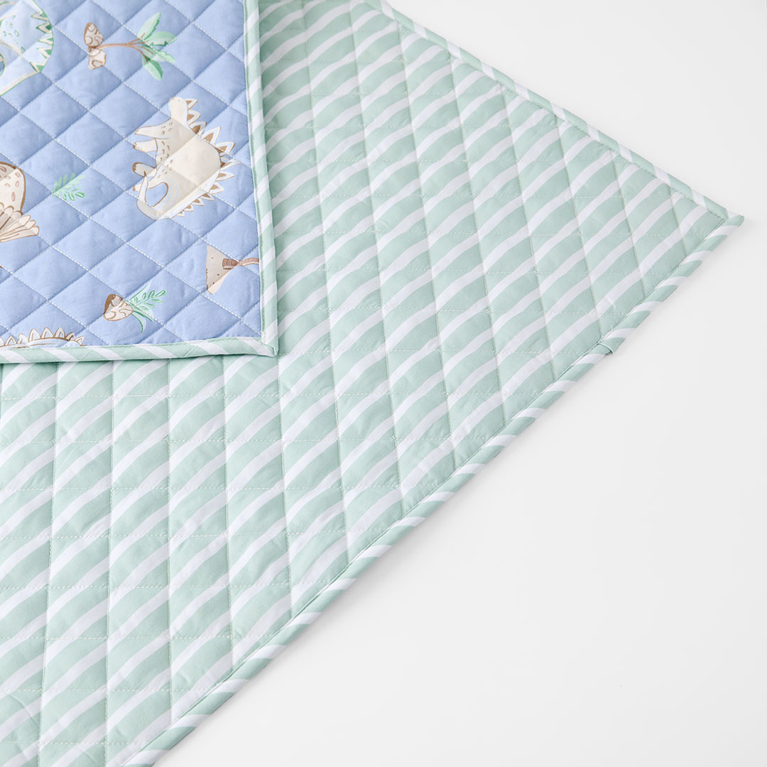 Shop Little Dino Reversible Rectangle Play Mat/Comforter Online | Bed ...