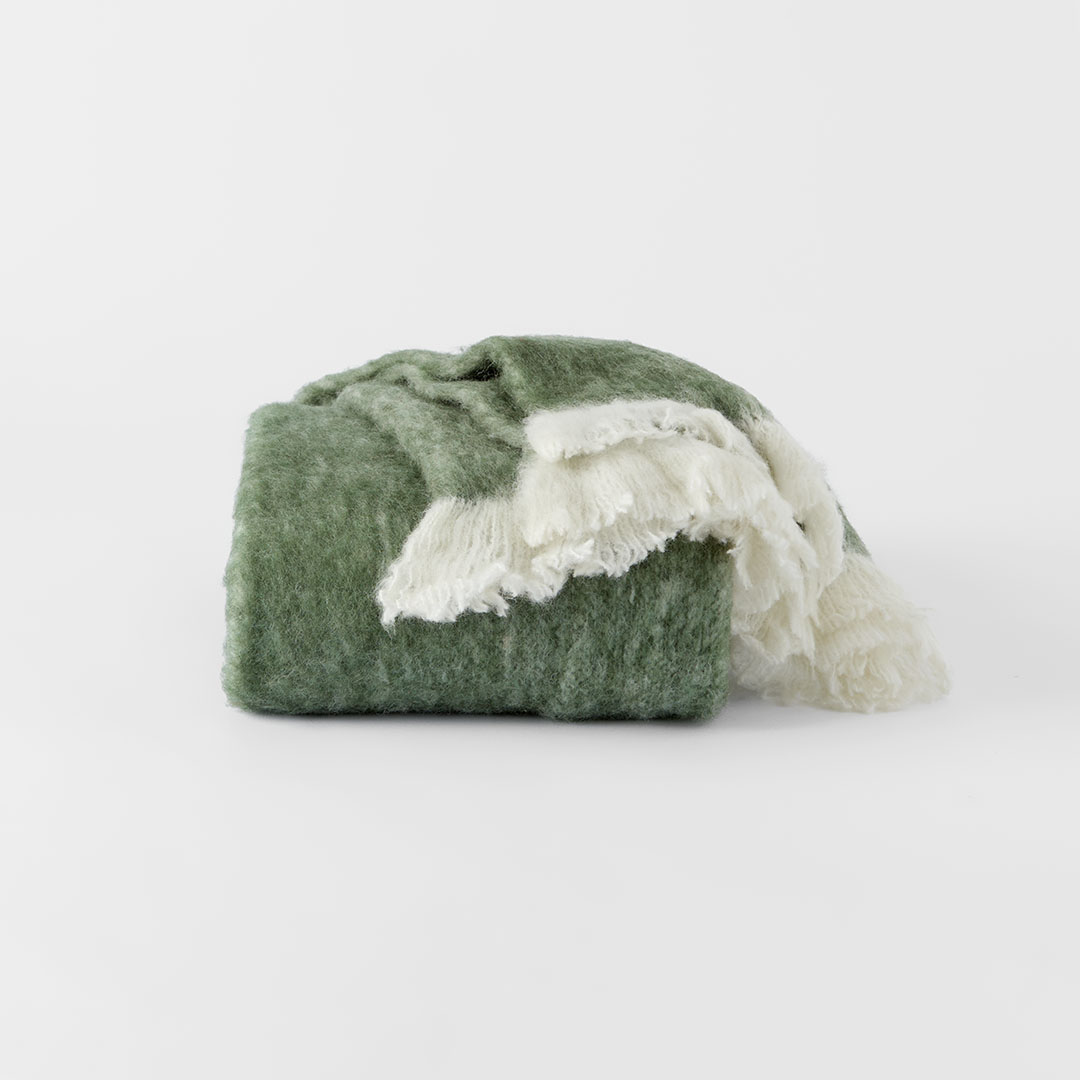 Shop Ada Throw - Moss Online | Bed Bath N' Table