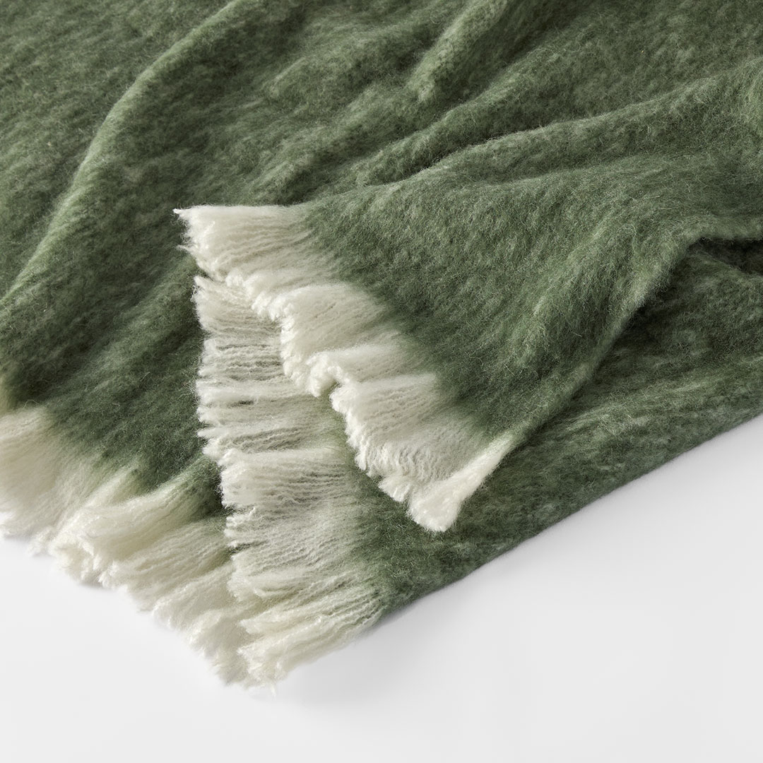 Shop Ada Throw - Moss Online | Bed Bath N' Table