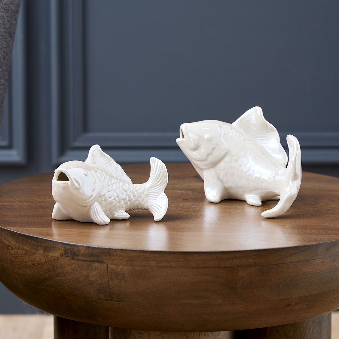 Shop Fish Ceramic Sculpture Large Online |Bed Bath N' Table