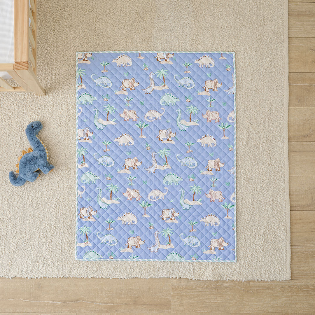 Shop Little Dino Rectangle Play Mat/Comforter Online | Bed Bath N' Table