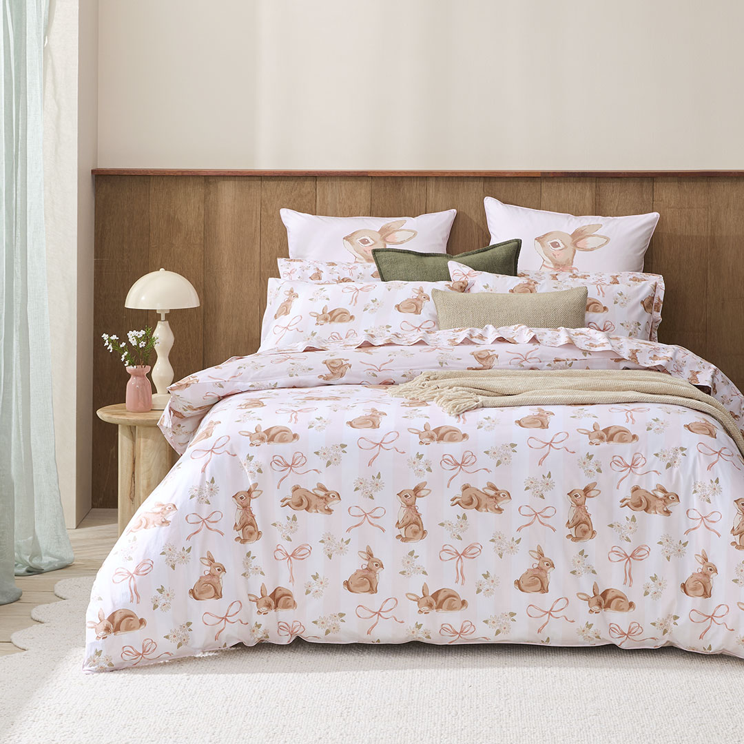 Shop Bunny Bow Quilt Cover Online|Bed Bath N' Table