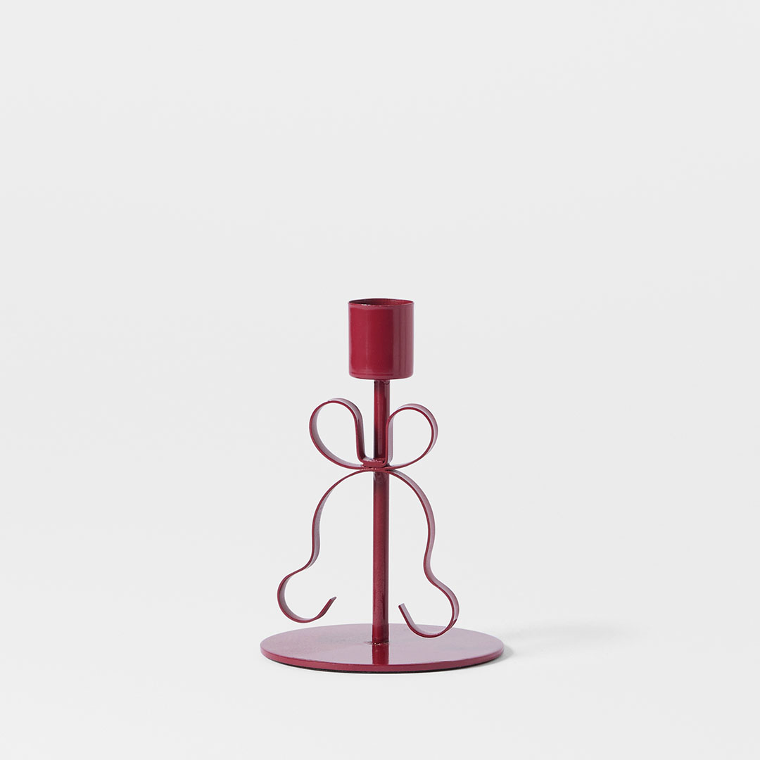 Shop Ribbon Taper Candle Holder Sml Online | Bed Bath N' Table