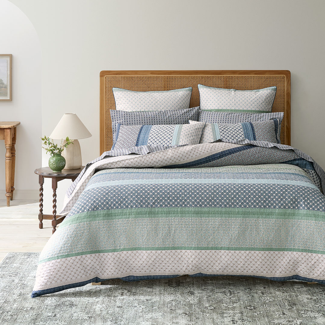 Shop Conall Quilted Quilt Cover Online|Bed Bath N' Table