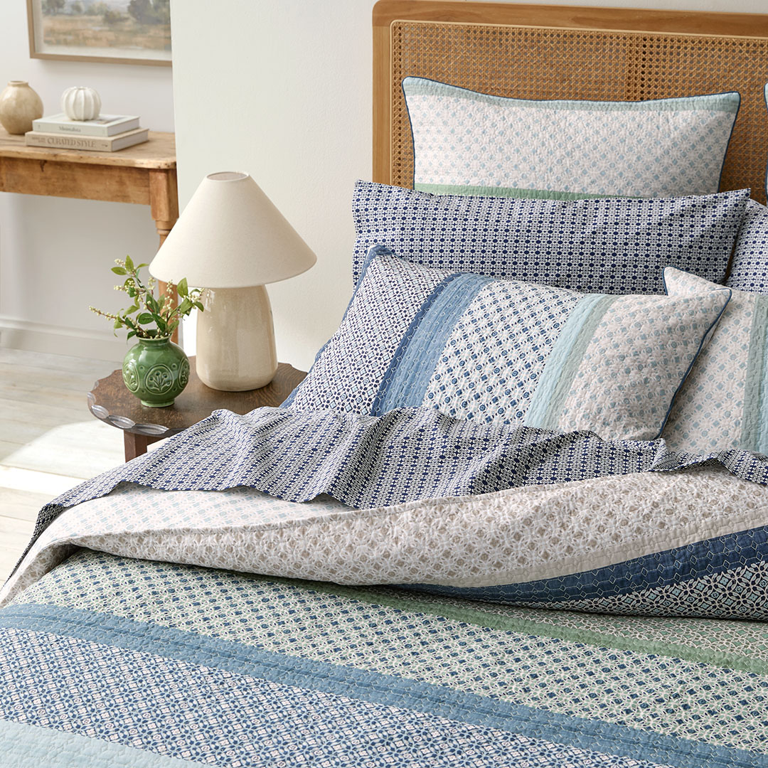 Shop Conall Quilted Quilt Cover Online|Bed Bath N' Table