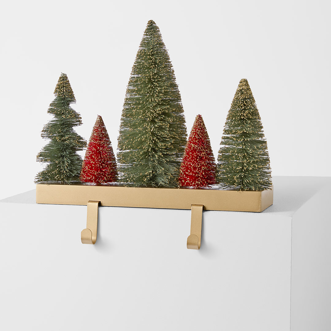 Shop Sisal Tree Double Stocking Hanger Online | Bed Bath N' Table