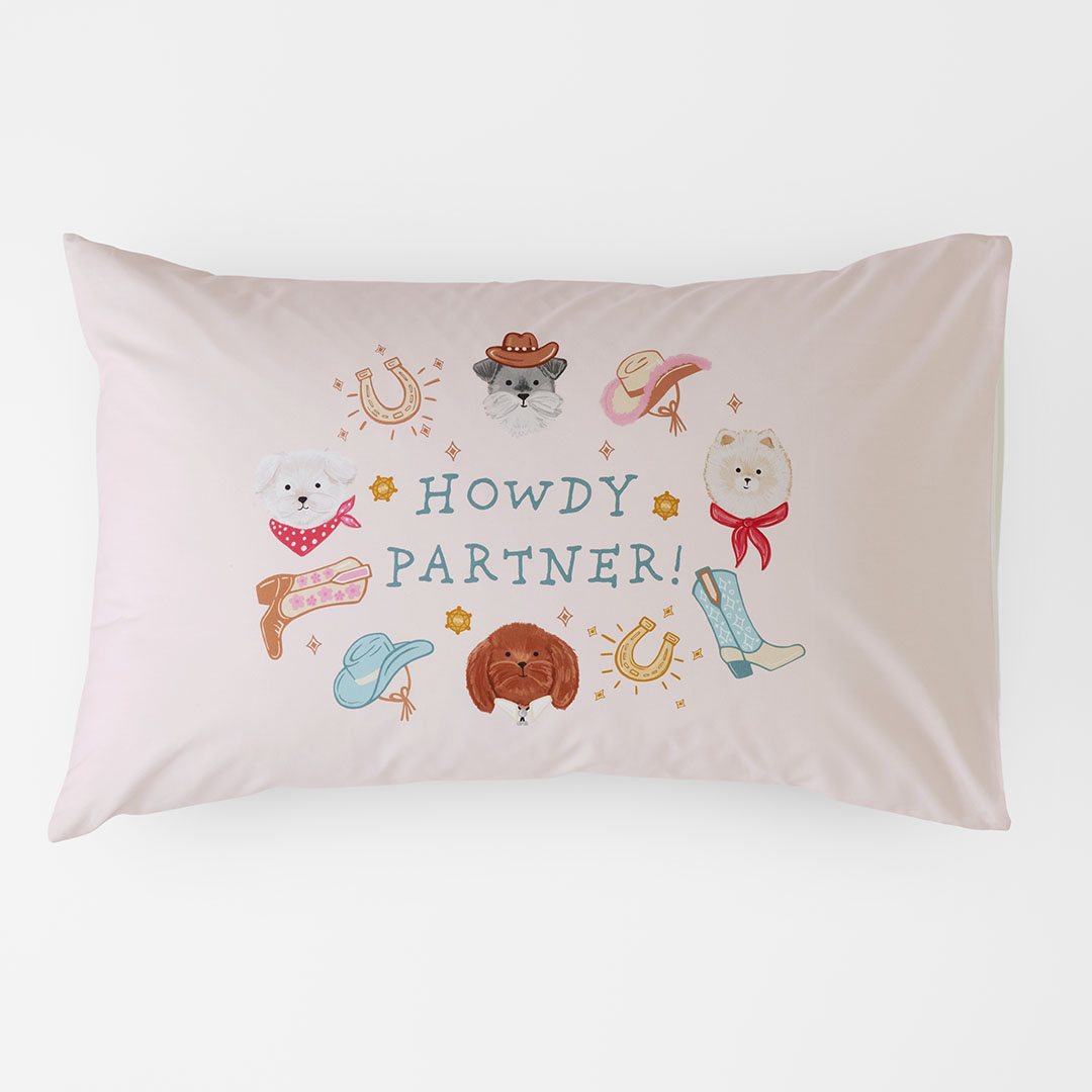 Shop Howdy Partner Standard Pillowcase Online | Bed Bath N' Table