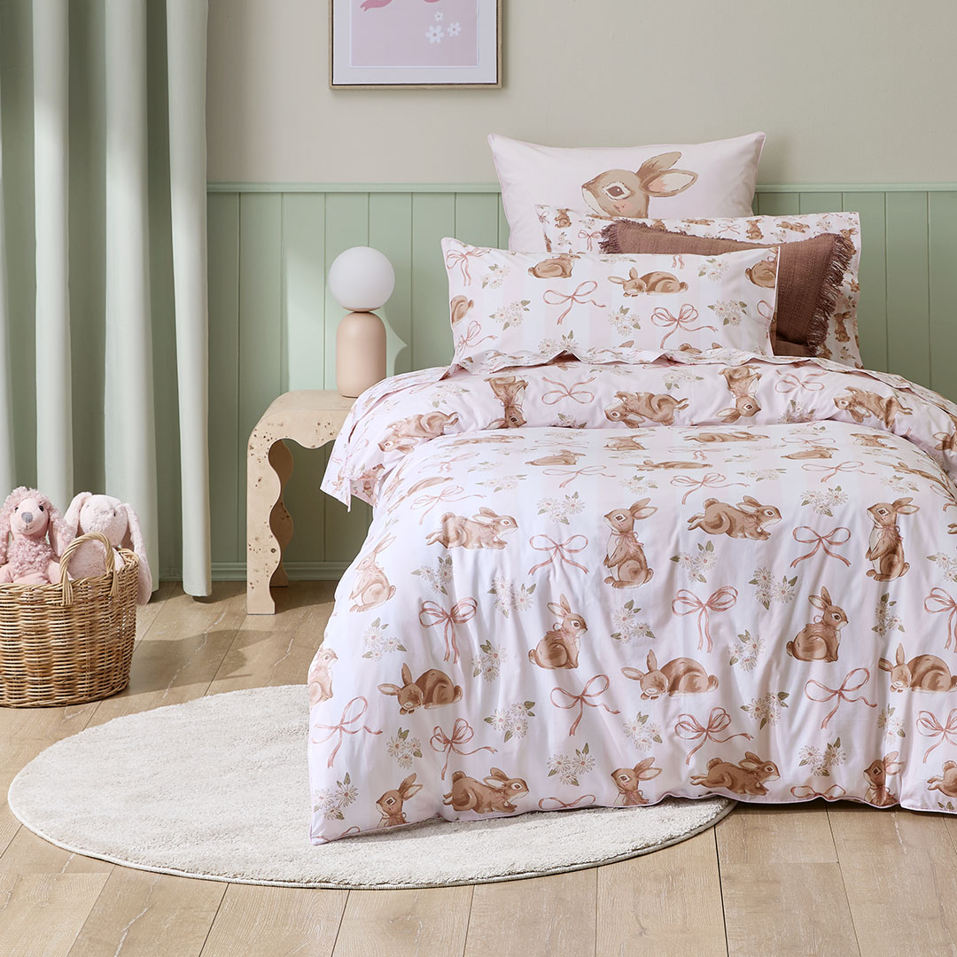 Shop Bunny Bow Quilt Cover Online|Bed Bath N' Table