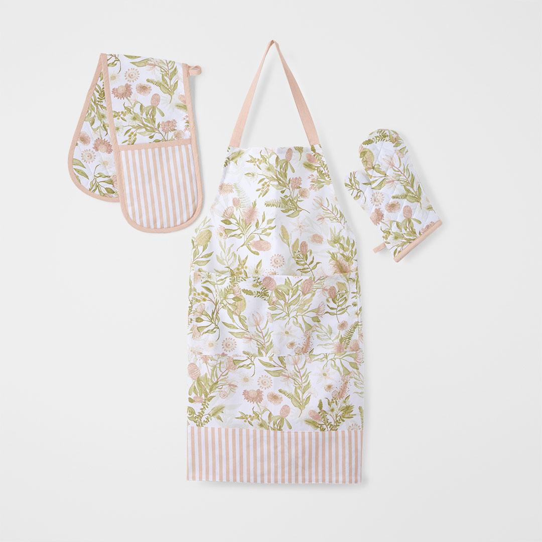 Shop Priscilla Apron and Oven Mitts Online | Bed Bath N' Table