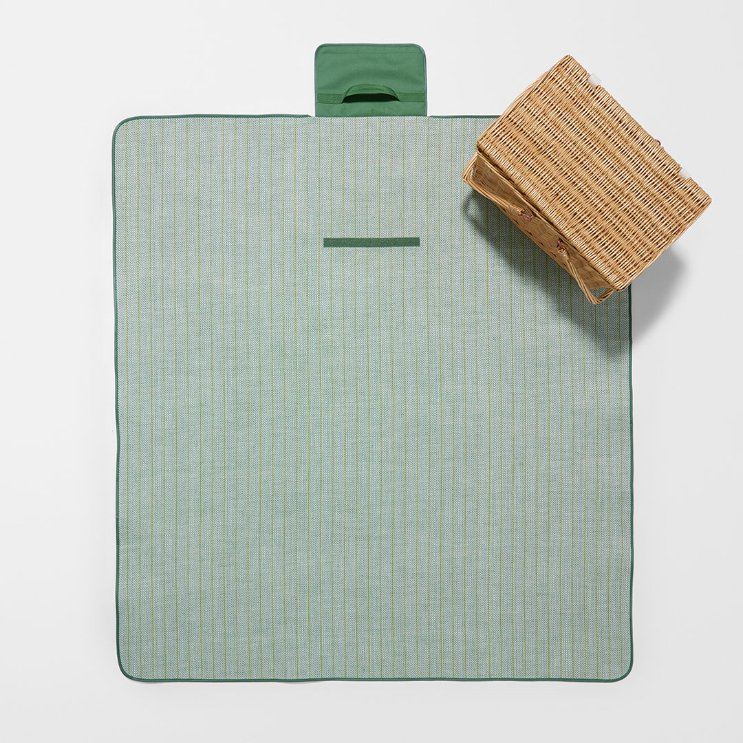 Shop Buckley Picnic Rug with Flap - Green Online|Bed Bath N' Table