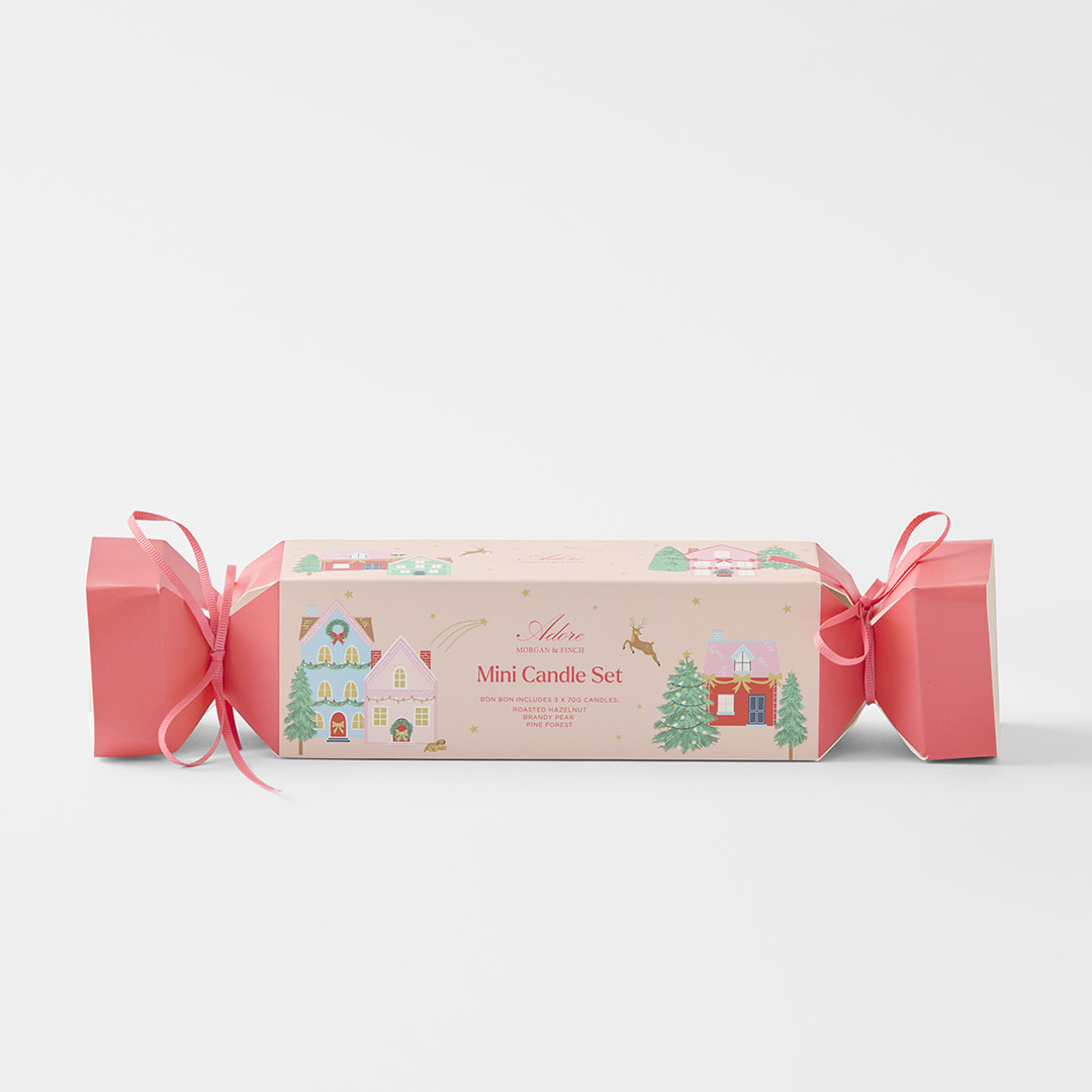 Buy Adore Xmas Village 70g Mini Candle Bon Bon Set Of 3 Online | Bed ...