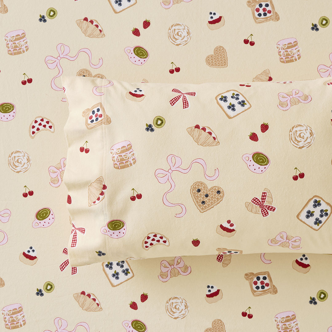 Shop Pastry Club Flannelette Sheet Set Online | Bed Bath N' Table