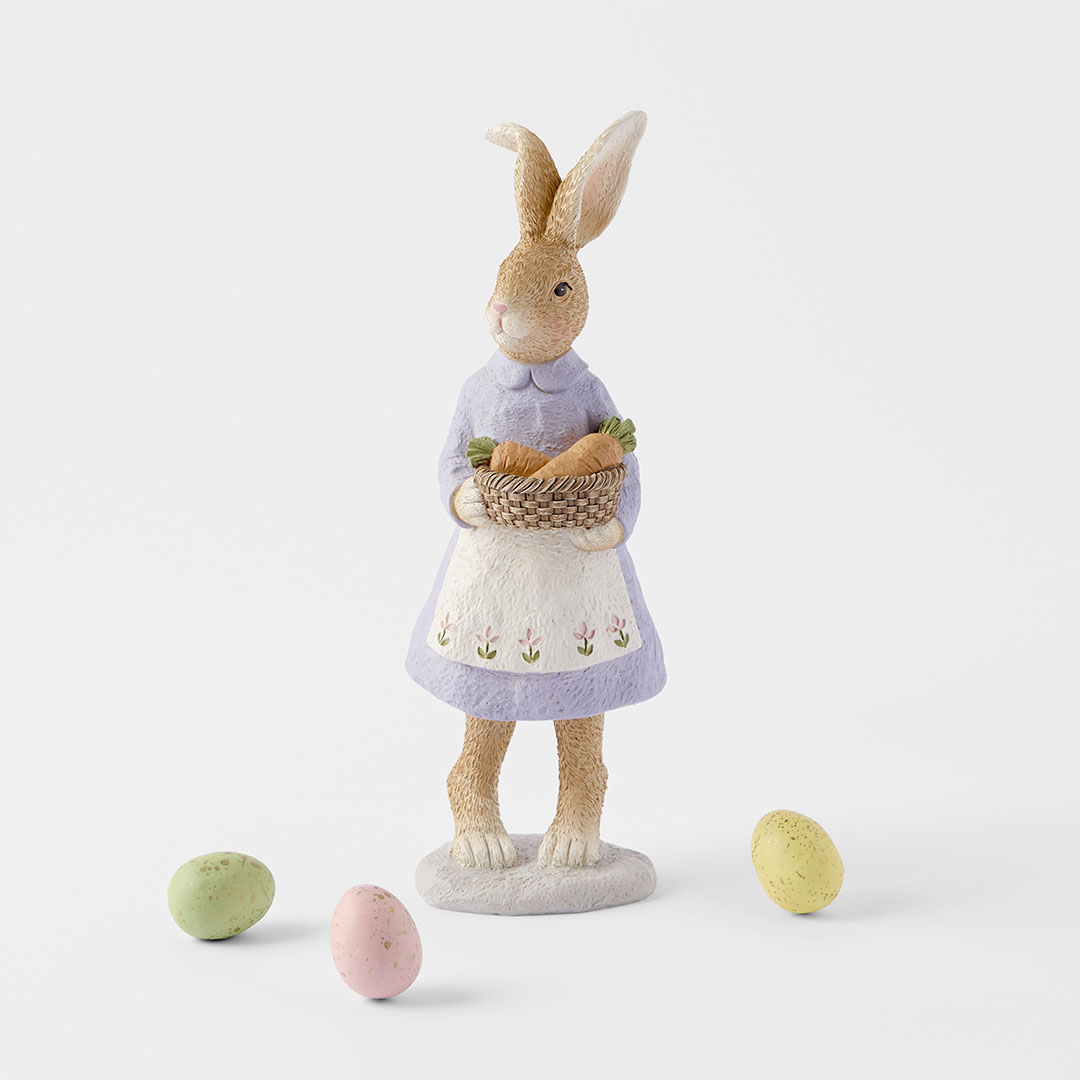 Shop Lily Rabbit With Carrot Basket Online | Bed Bath N' Table
