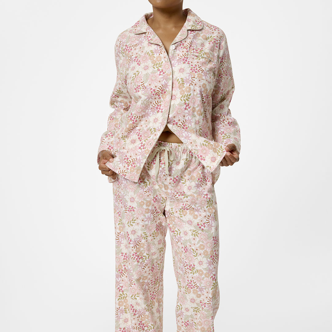 Shop Alexa Floral Flannelette Pyjamas Online | Bed Bath N' Table