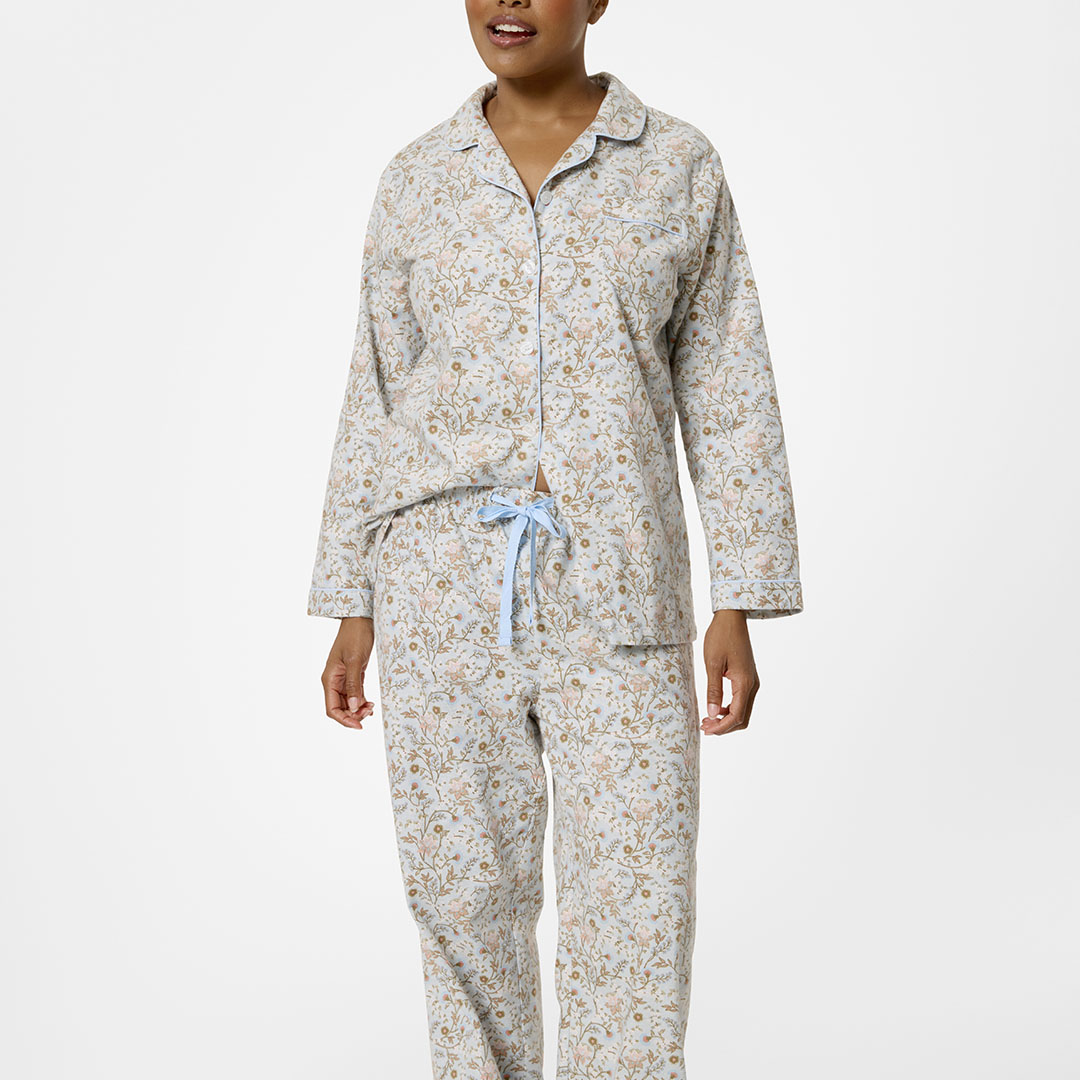 Shop Alphina Floral Flannelette Pyjamas Online | Bed Bath N' Table