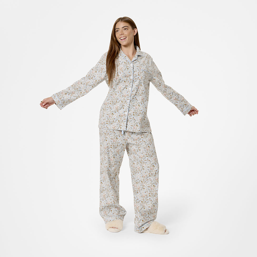 Shop Alphina Floral Flannelette Pyjamas Online | Bed Bath N' Table