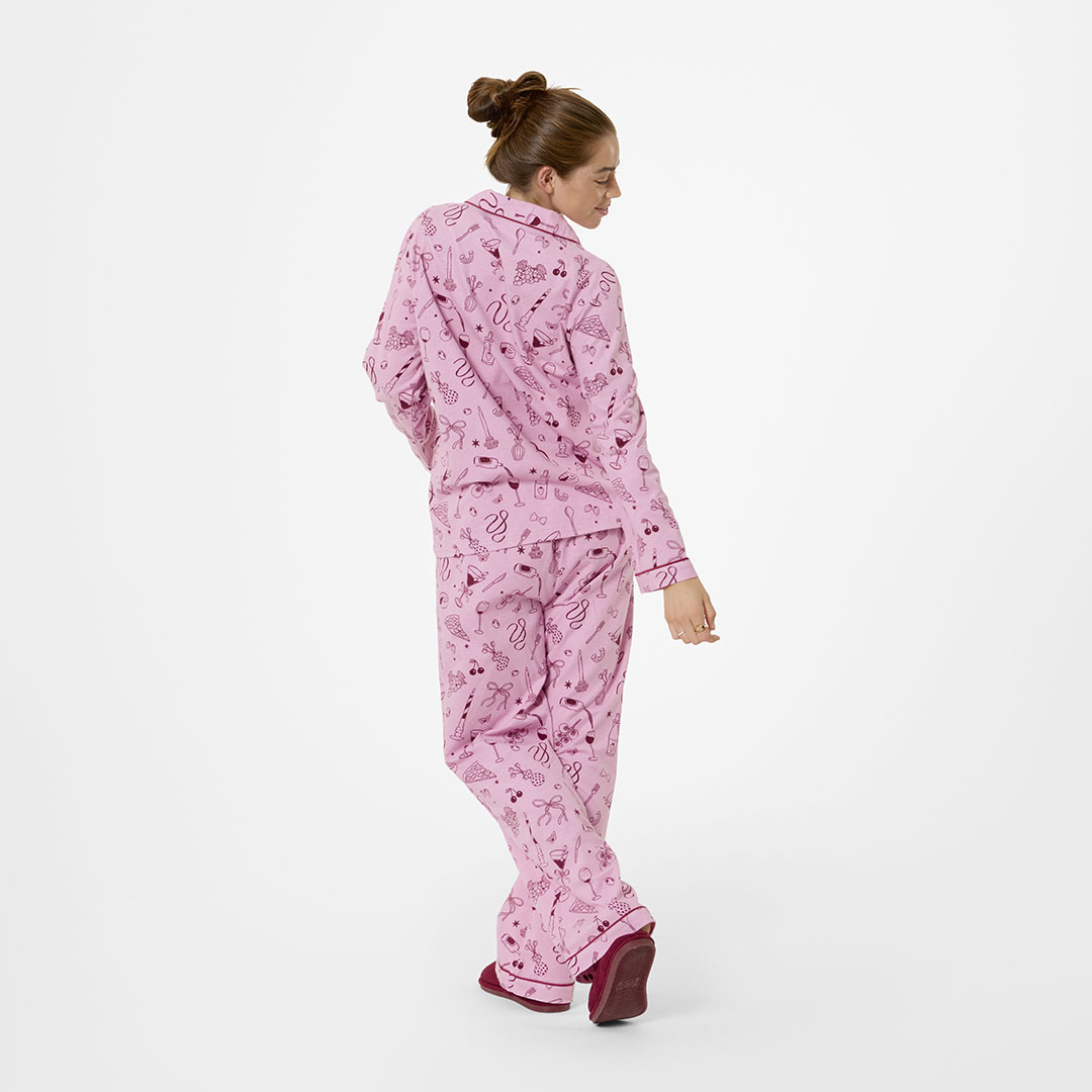 Shop Girls Night Flannelette Pyjamas Online | Bed Bath N' Table