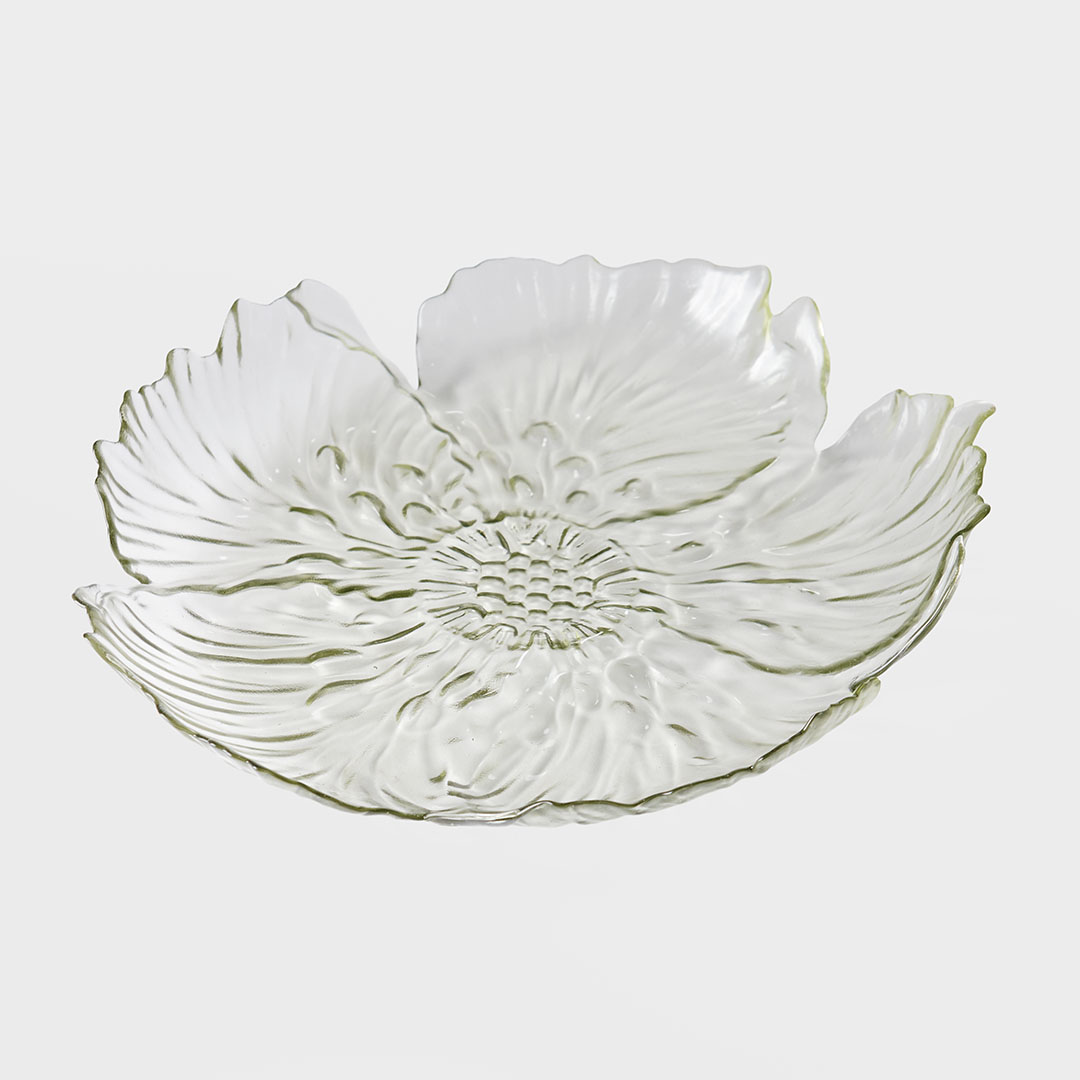 Shop Bloom Flower Glass Dining - Green Online | Bed Bath N' Table