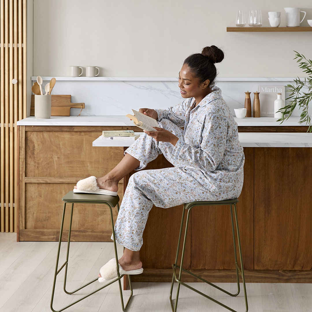 Shop Alphina Floral Flannelette Pyjamas Online | Bed Bath N' Table