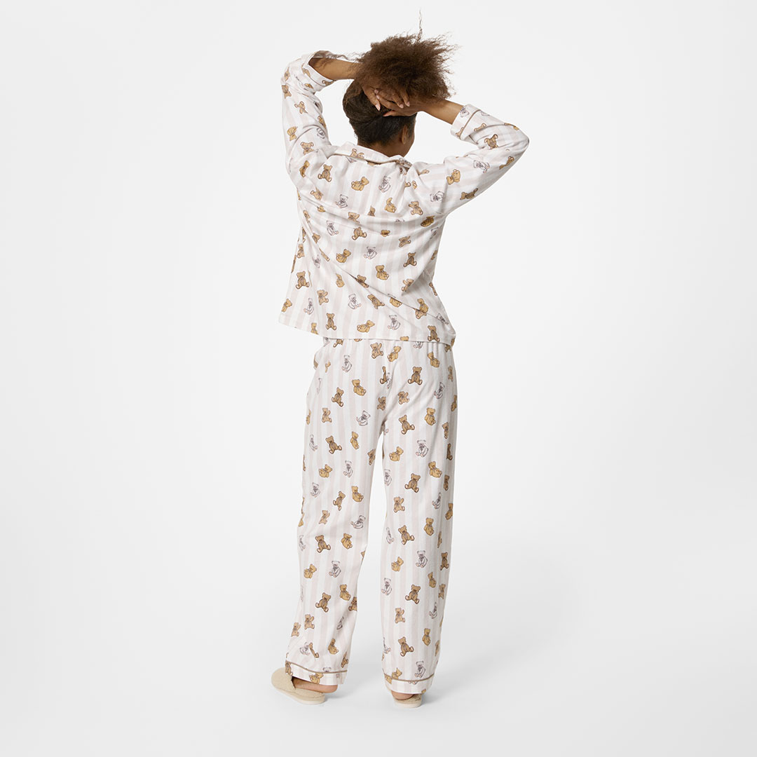 Shop Cuddly Bear Flannelette Pyjamas Online | Bed Bath N' Table