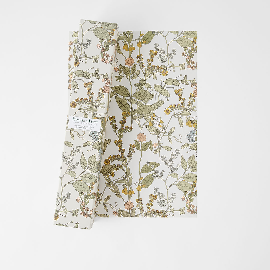 Shop Swinden Scented Drawer Liners - Fresh Linen Online | Bed Bath N' Table