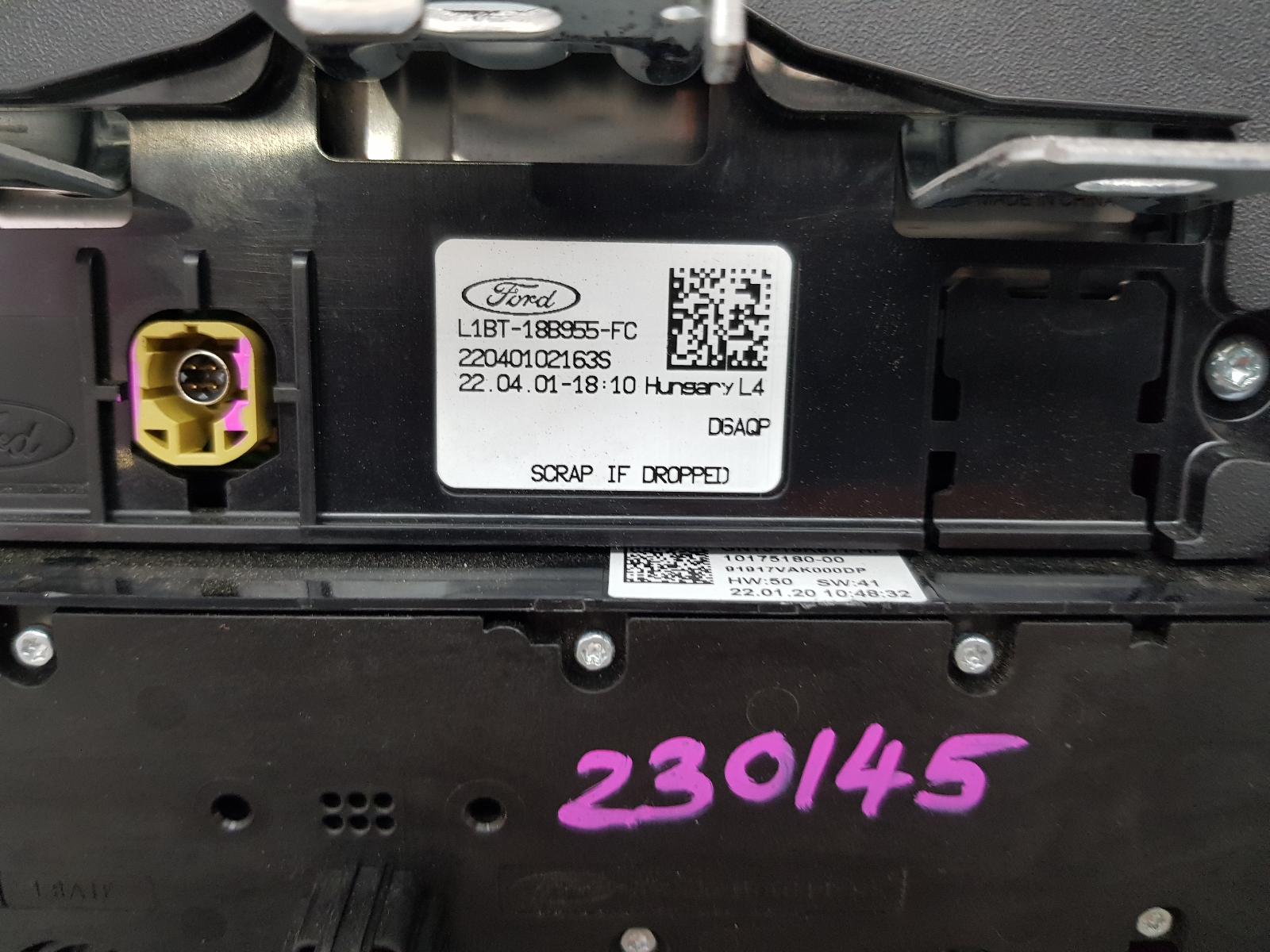 Radio/Cd/Dvd/Sat/Tv Puma Ford 2022