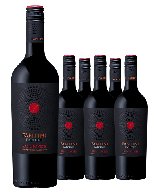 Farnese Fantini Sangiovese IGT 2023 6pack | Award-Winning Italian Red | Get Wines Direct