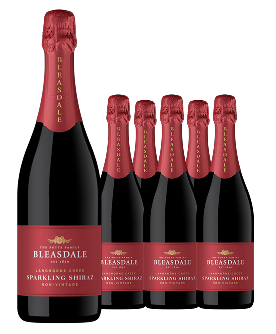 Bleasdale Sparkling Shiraz NV 6pack | 95 Point Rated Langhorne Creek ...