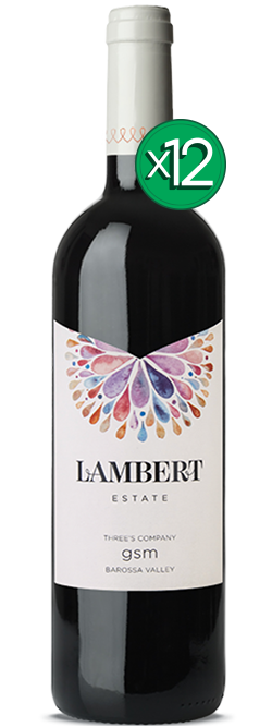 Lambert Estate Three's Company Barossa Valley GSM 2013 Dozen | Buy ...