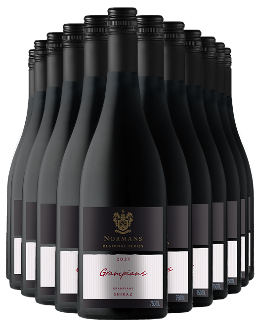 2021 Normans Regional Series Grampains Shiraz Dozen | Get Wines Direct