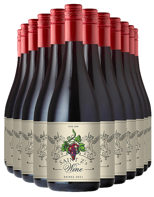 Saint Zs Shiraz 2021 Dozen | Premium South Australian Red Wine | Get ...