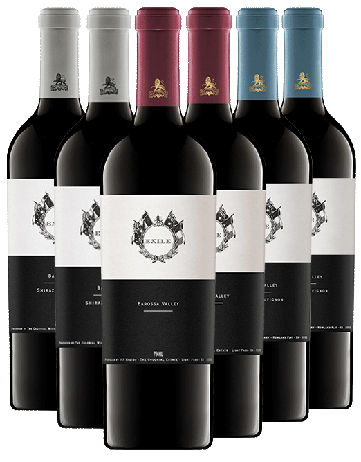 The Colonial Estate Exile Barossa Valley Mixed 6pack | Buy Wines online ...