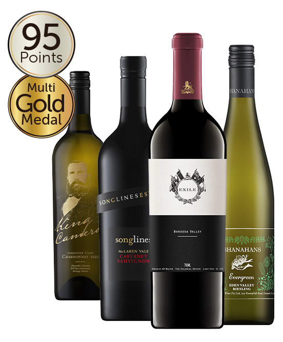 99 Premium 95 Point Gold Medal Mixed Red & White Six Pack | Get Wines ...